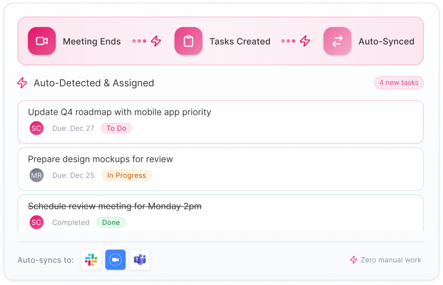 Tasks & Workflows - Automate Follow-Ups | Jamy